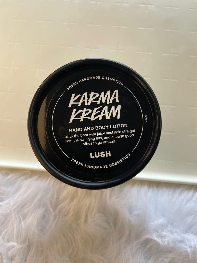 LUSH Karma Kream Hand And Body Lotion, Beauty & Personal Care, Bath & Body, Body Care on Carousell