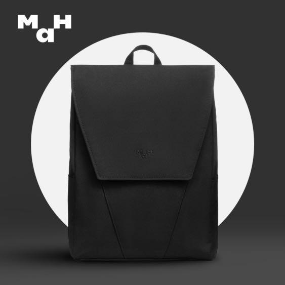 MAH Korean leisure backpack for 14 inch laptop in black, Women's ...
