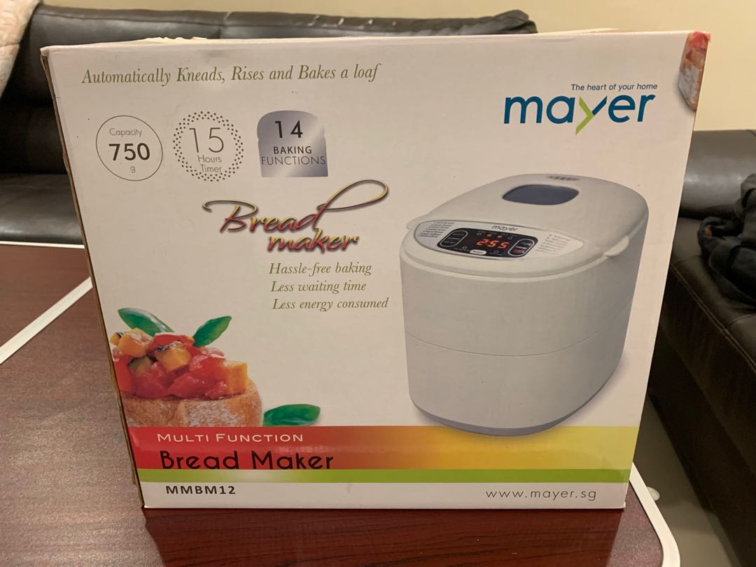 Mayer breadmaker, TV & Home Appliances, Kitchen Appliances, Breadmakers ...