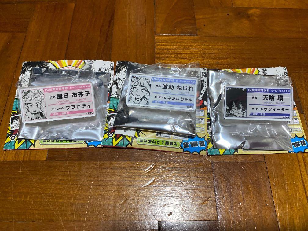 MHA BNHA my hero academia JUMPSHOP JS jumpfesta Acrylic name tag badge ...