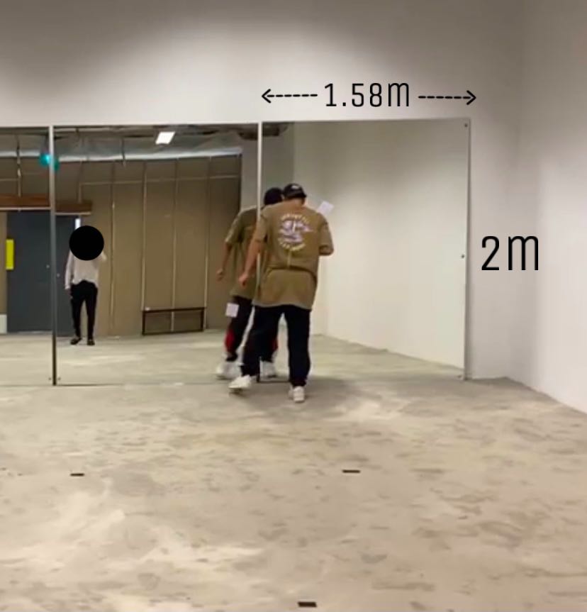 Mirror (2m x 1.58m), Furniture & Home Living, Home Decor, Mirrors on ...