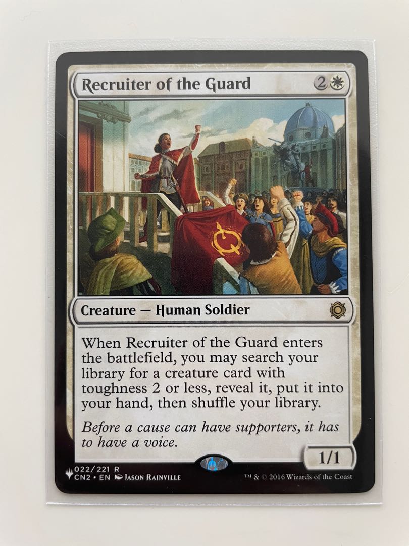 MTG Recruiter of the Guard, Hobbies & Toys, Toys & Games on Carousell