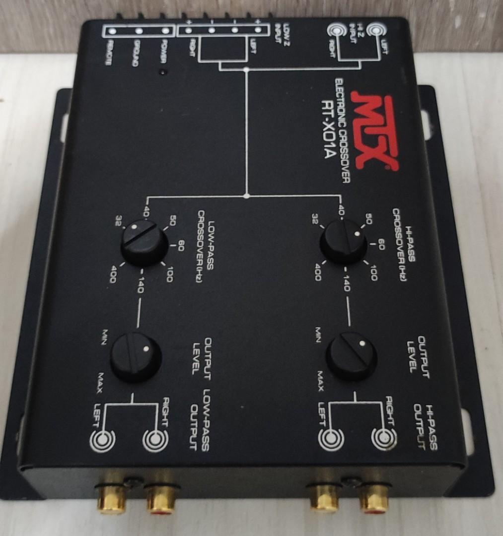 MTX RT-X01 2 Way Electronic Crossover, Audio, Soundbars, Speakers & Amplifiers on Carousell