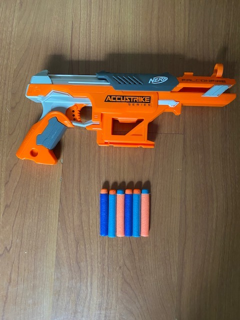 Nerf Gun Accustrike: Falconfire, Hobbies & Toys, Toys & Games on Carousell