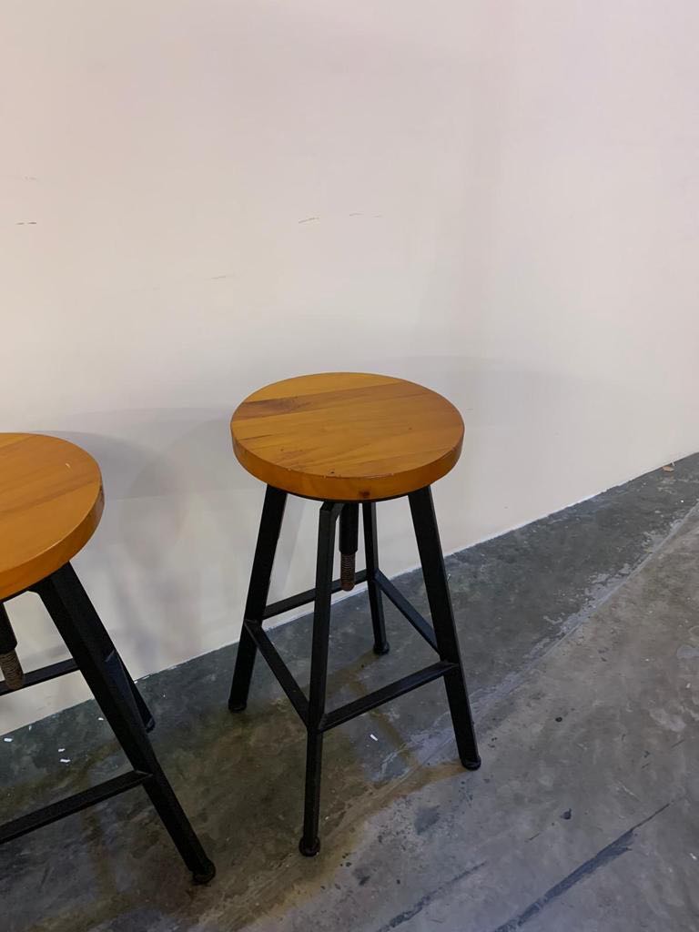 Nordic spinning bar stool, Furniture & Home Living, Furniture, Chairs ...