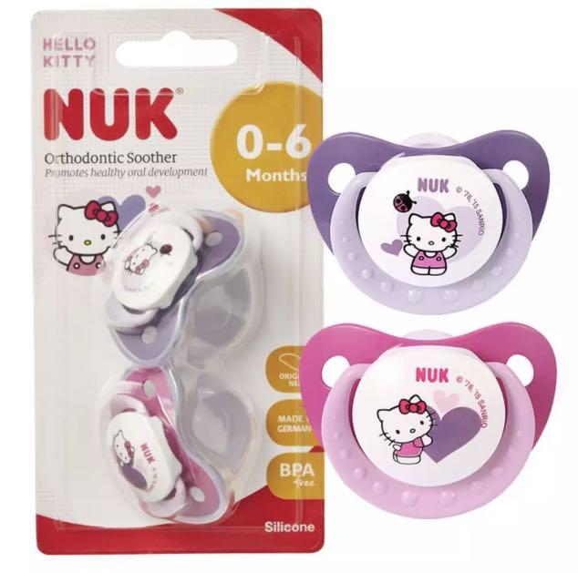 NUK Pacifier # Hello Kitty, 0-6 months, Babies & Kids, Nursing ...
