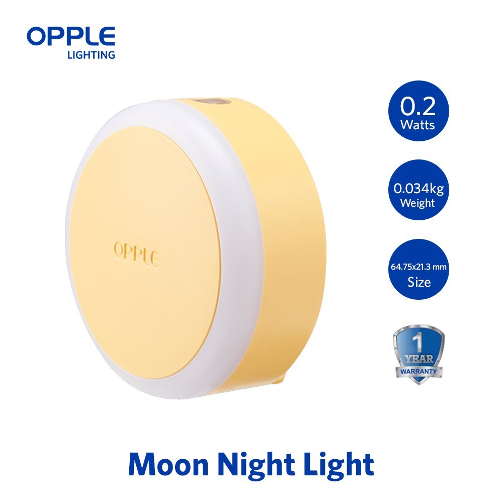 Opple Lighting LED Little Moon Light, Light Control (Night sensor ...