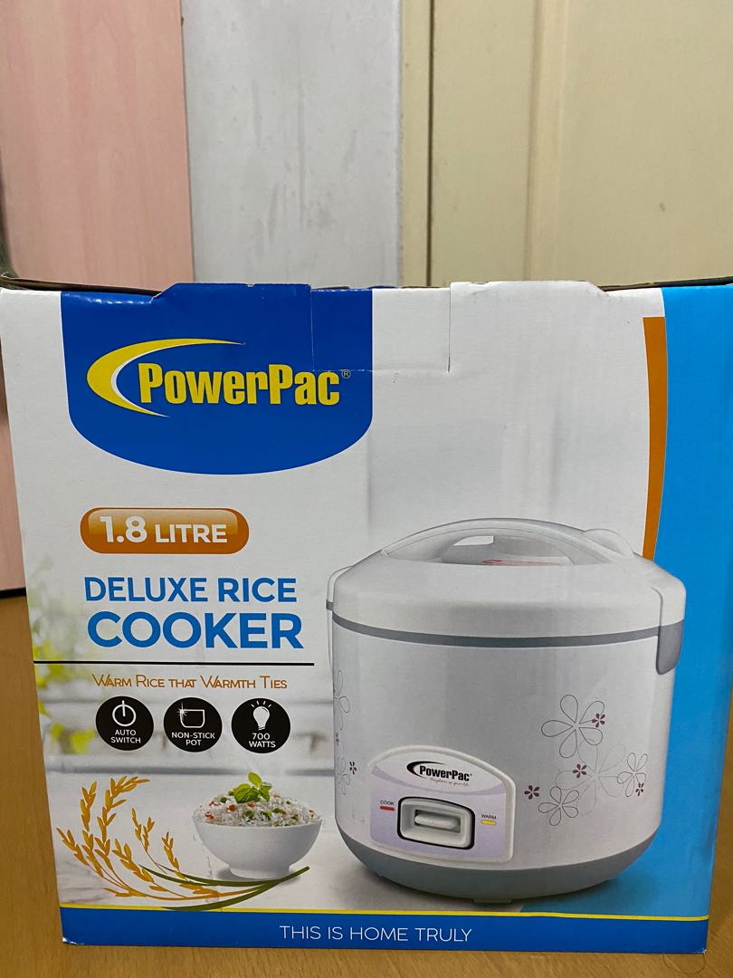 PowerPac 1.8L Rice Cooker, TV & Home Appliances, Kitchen Appliances ...