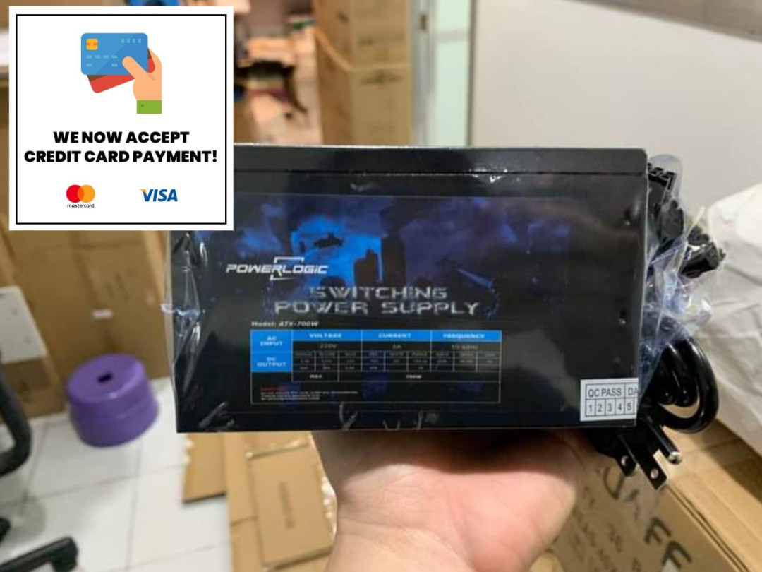 Powerlogic ATX-700w 20+4 Pin Switching Power Supply PSU, Computers ...