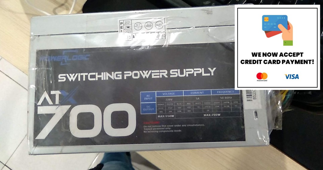 Powerlogic ATX-700w Single Fan PSU, Computers & Tech, Parts ...