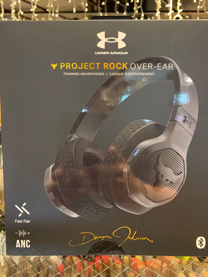 Project Rock over ear headphone, Audio, Headphones & Headsets on Carousell