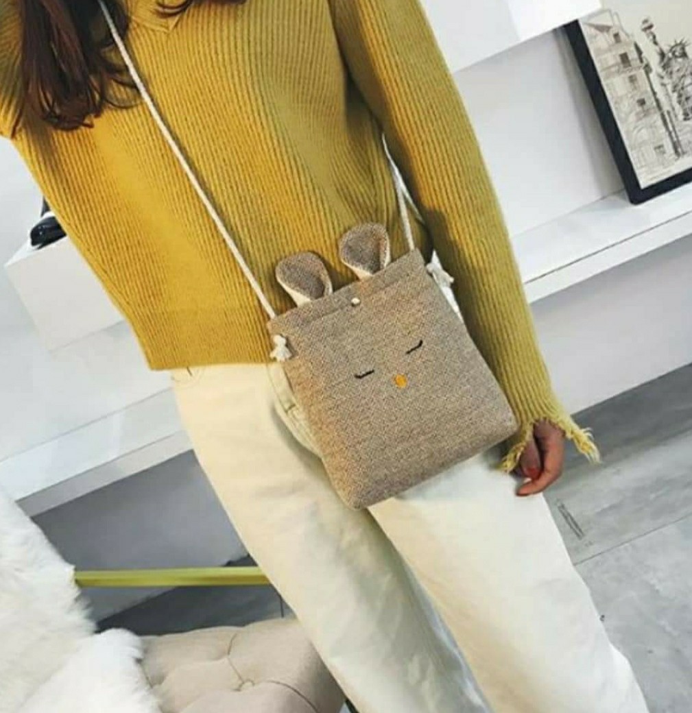 Rabbit Sling Bag, Women's Fashion, Bags & Wallets, Cross-body Bags on ...