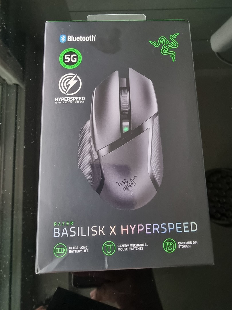 Razer basilisk x hyperspeed – wireless ergonomic gaming mouse DPI 16000 ...