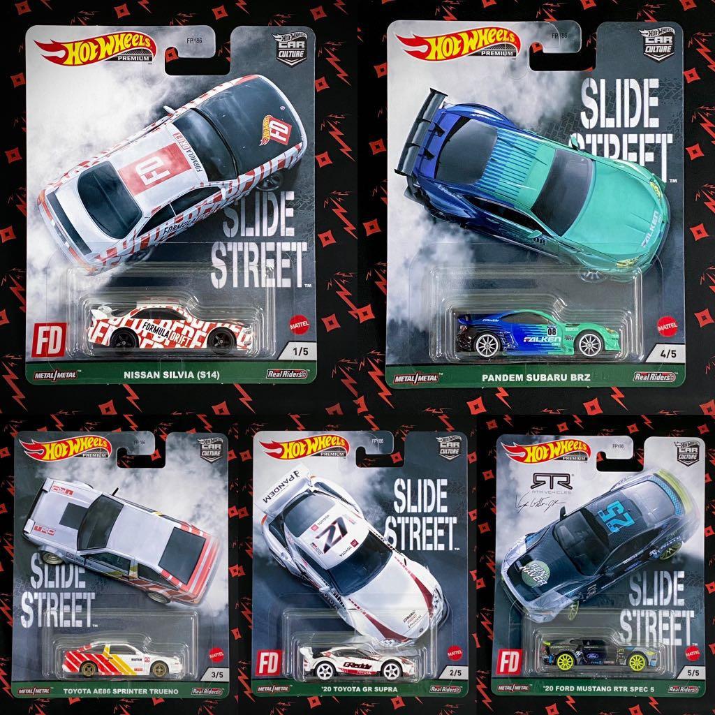 Hot Wheels Slide Street Hotwheels Nissan Silvia S14 > Toyota GR Supra ...