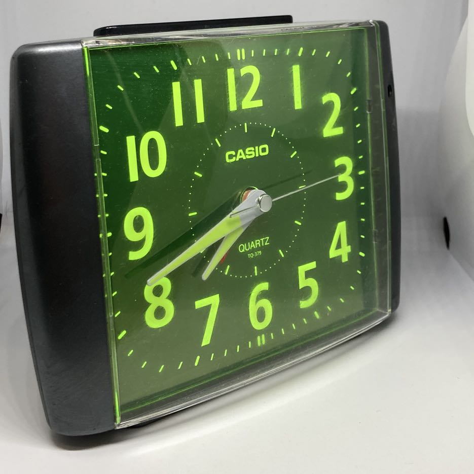 Retro Table Alarm Clock |Brand : Casio, Health & Nutrition, Health ...