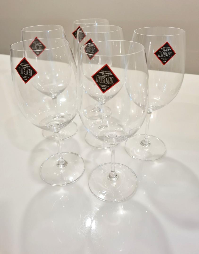 Riedel Bordeaux Wine Glass, Furniture & Home Living, Kitchenware ...