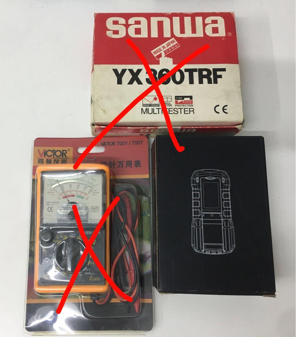 Sanwa Multi tester / Digital Multimeter Peakmeter PM8233A / Victor 7001 ...