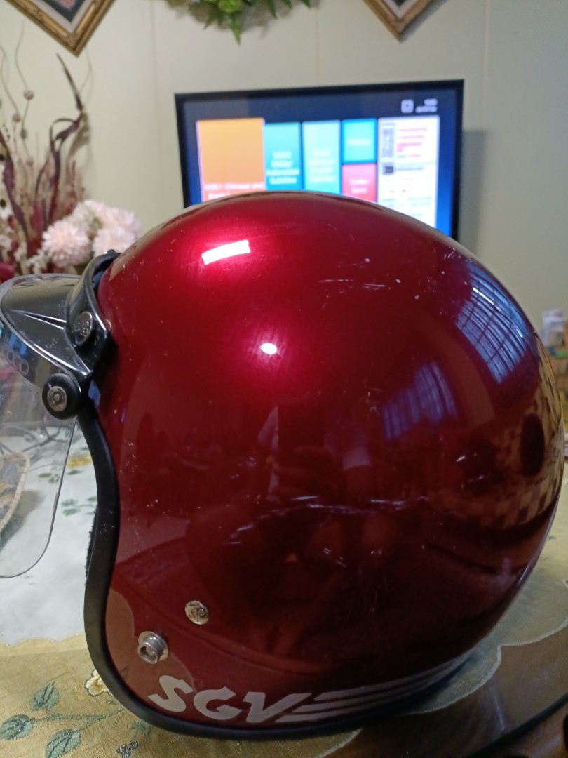 Sgv Helmet, Motorcycles, Motorcycle Apparel on Carousell