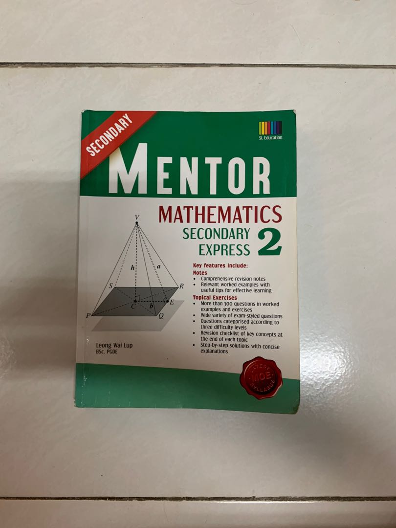 (New) SL Education Mentor Mathematics Math Lower Secondary Sec 2 ...
