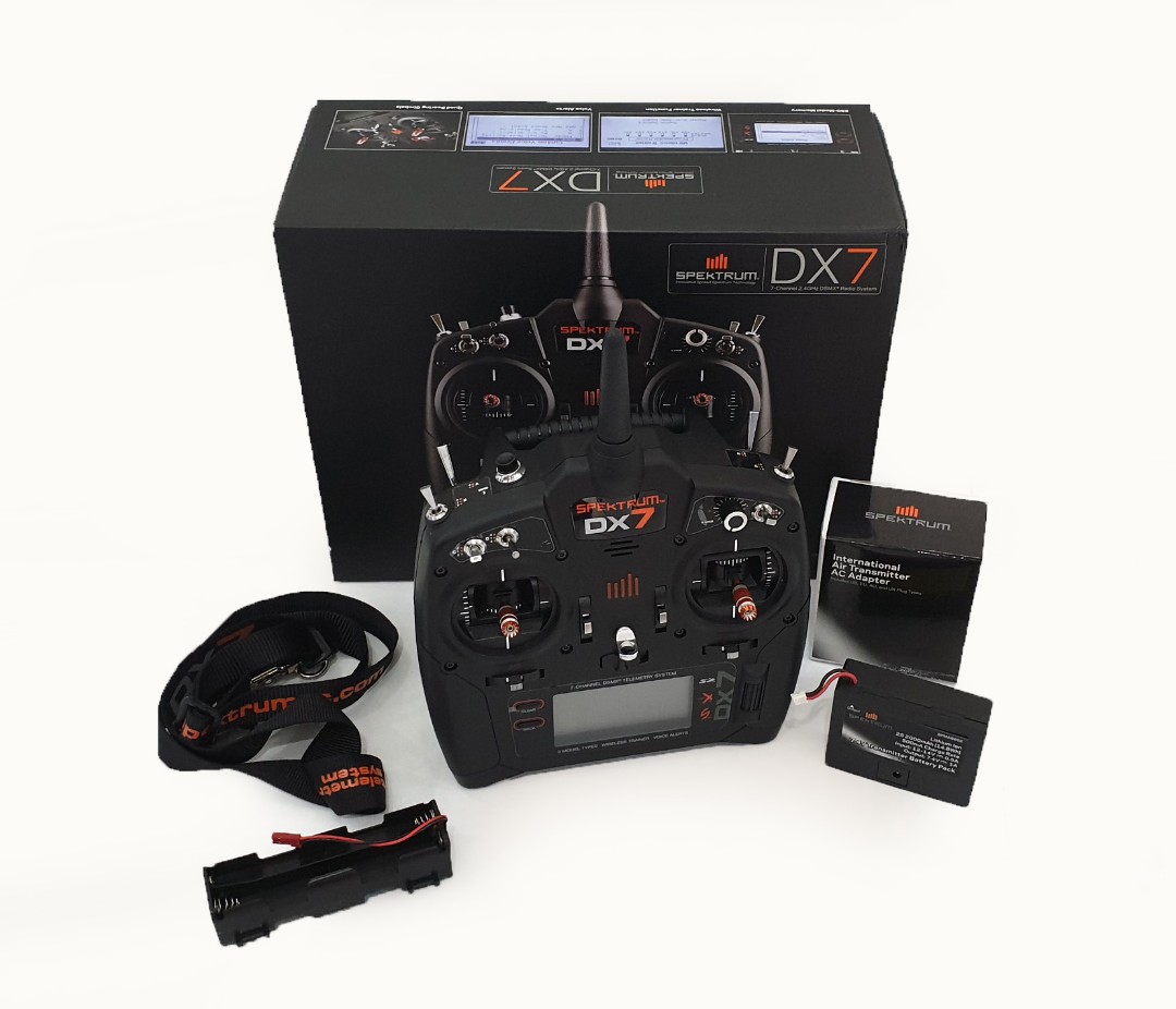 Spektrum DX7 7Chnnel DSMX Transmitter Gen 2 with AR8000 receiver, Mode ...