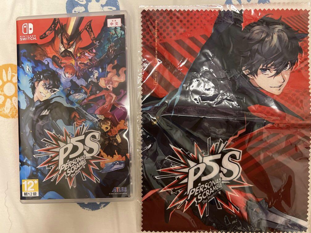 Switch P5S 女神異聞錄5 亂戰魅影攻手 港版中文 連特典布, 電子遊戲, 電子遊戲, Nintendo 任天堂 - Carousell