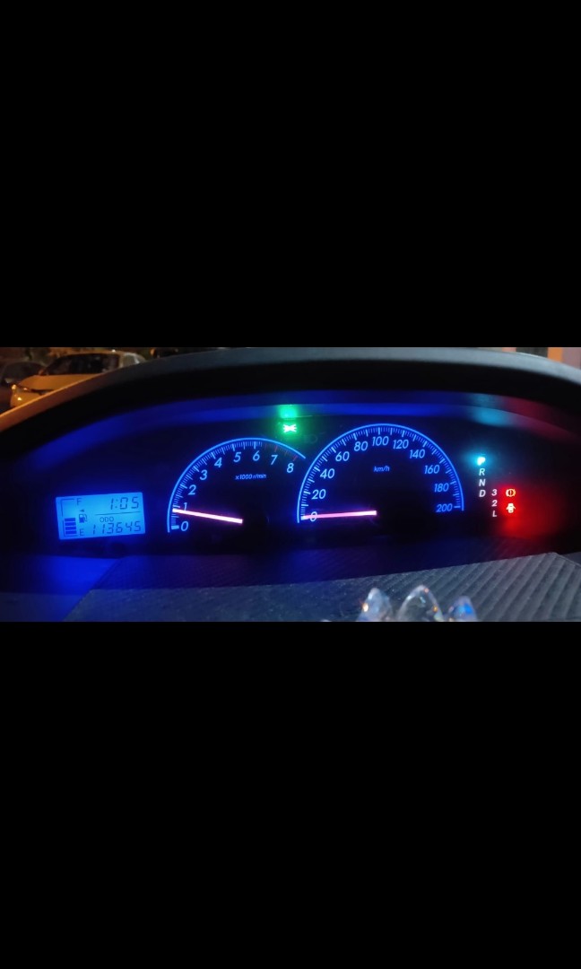 Toyota Vios NPC93 speedometer LED replacement !, Car Accessories ...
