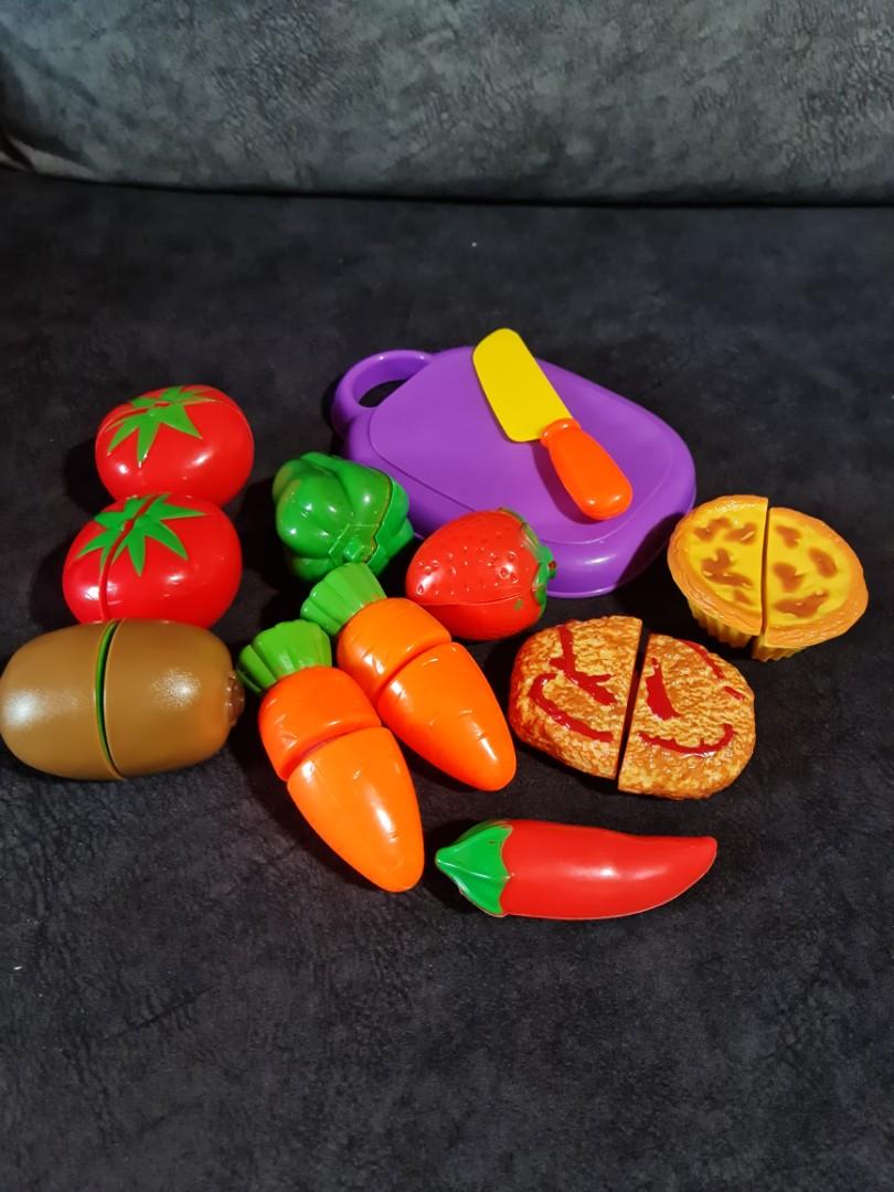 Toys: pretend play food cutting set, Hobbies & Toys, Toys & Games on ...