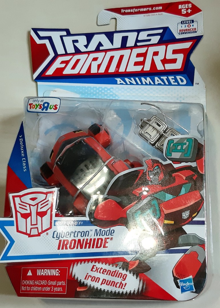全新Transformers Animated ironhide 變形金剛鉄皮, 興趣及遊戲, 玩具 & 遊戲類 - Carousell