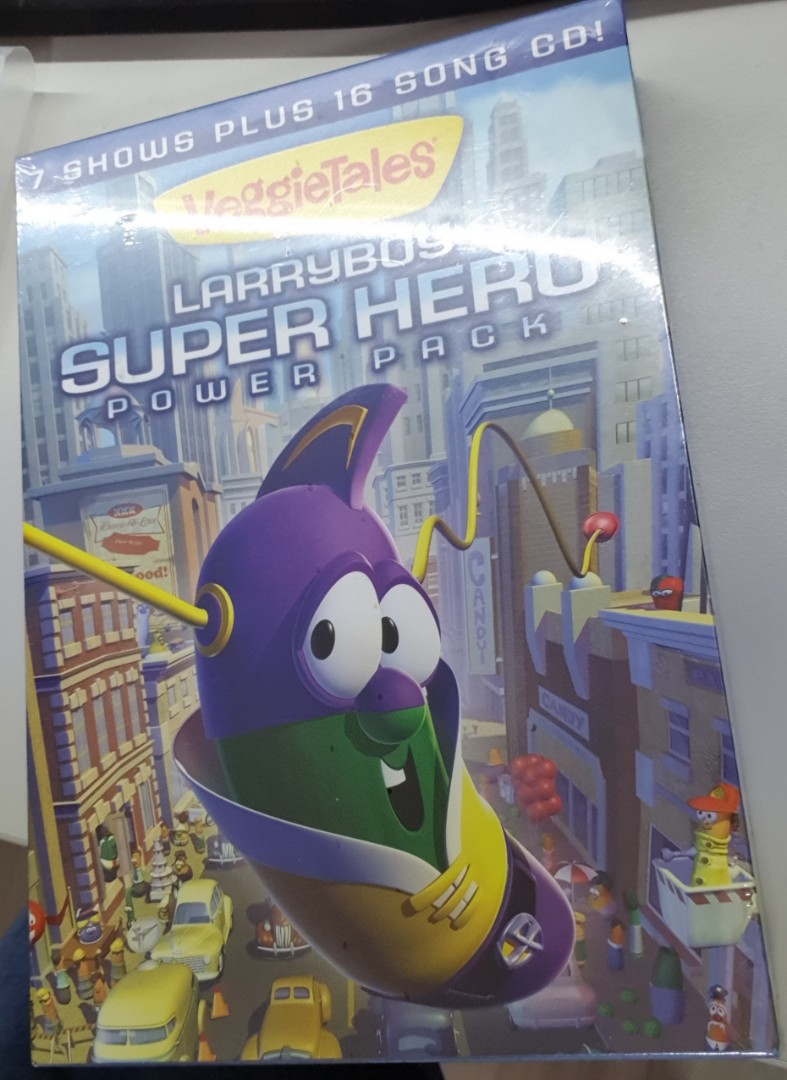 Veggietales Larryboy 2 disc DVD, Hobbies & Toys, Music & Media, CDs ...