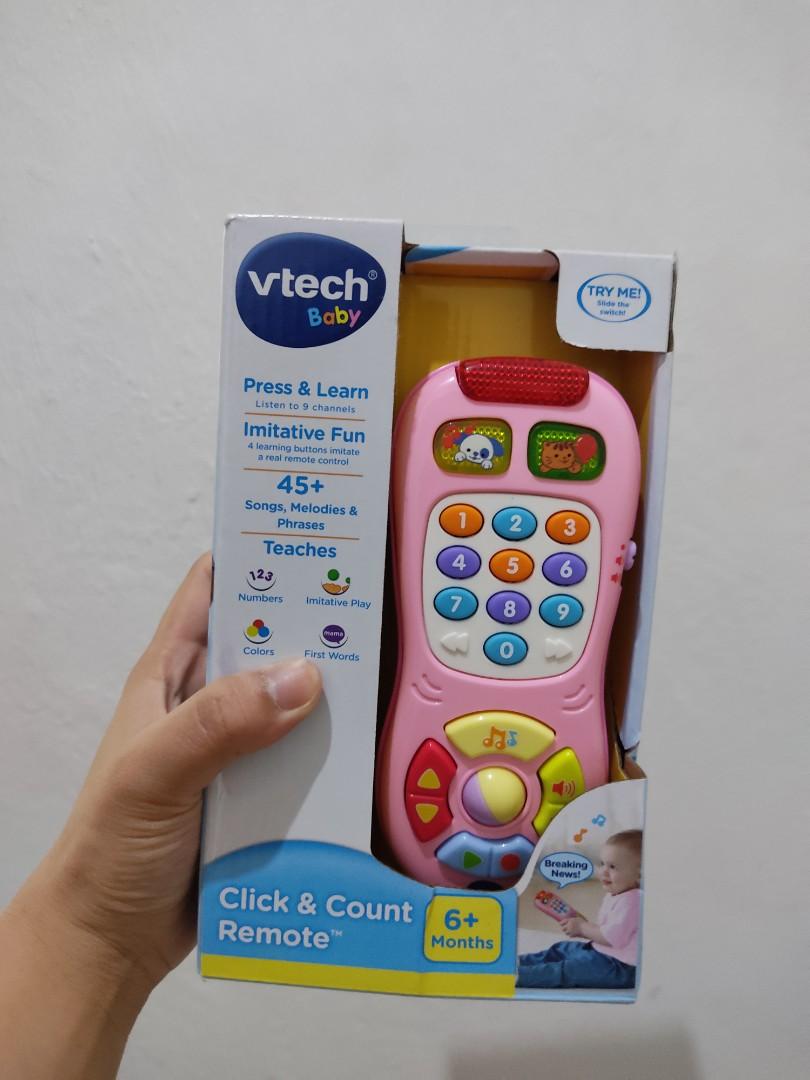 VTech Click and Count Remote toy, Babies & Kids, Infant Playtime on ...