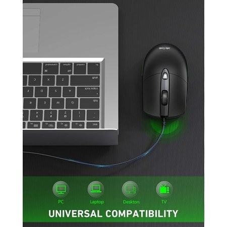 (W4) Jelly Comb USB Wired Mouse,RGB Optical Silent Computer Mouse,1600 ...