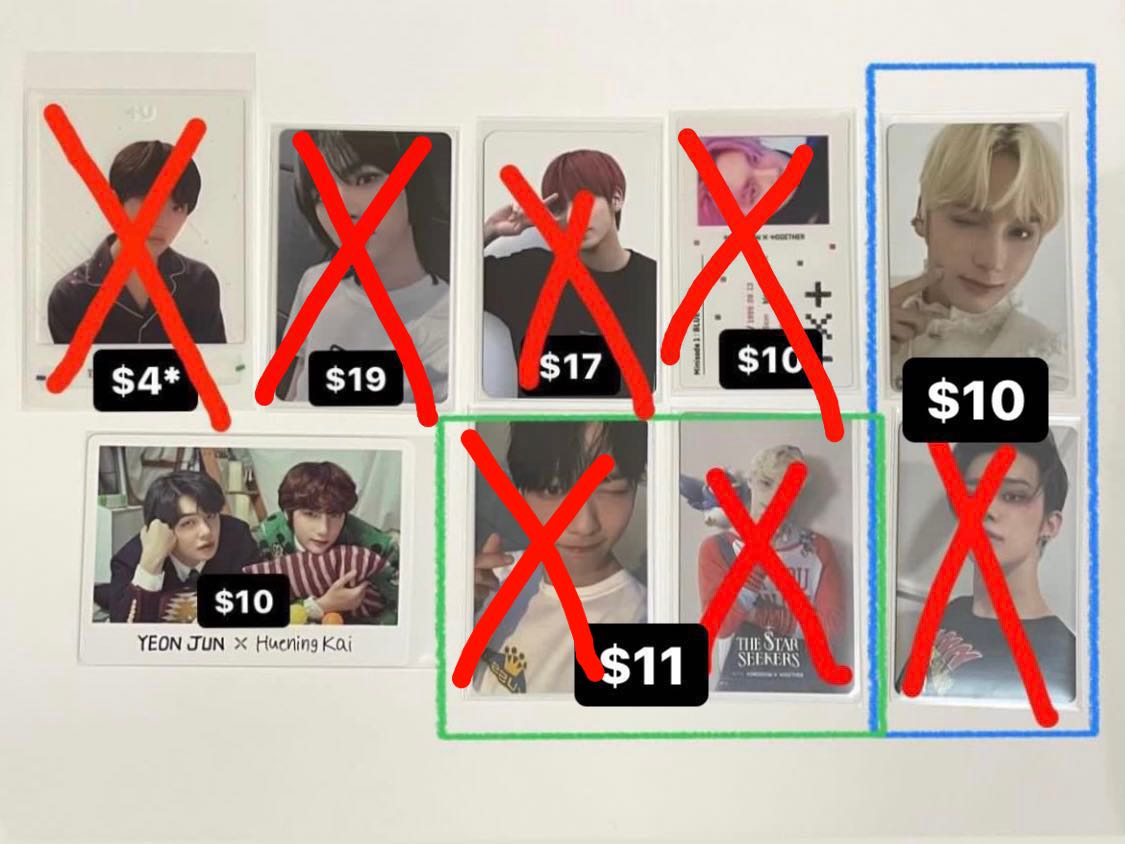 [WTS] TXT yeonjun huening kai soobin yeonkai (fanlive foe ), Hobbies ...