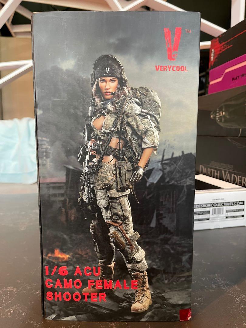 1 6 Acu Camo Female Shooter By Very Cool Vcf 2026 Rare Hobbies And Toys