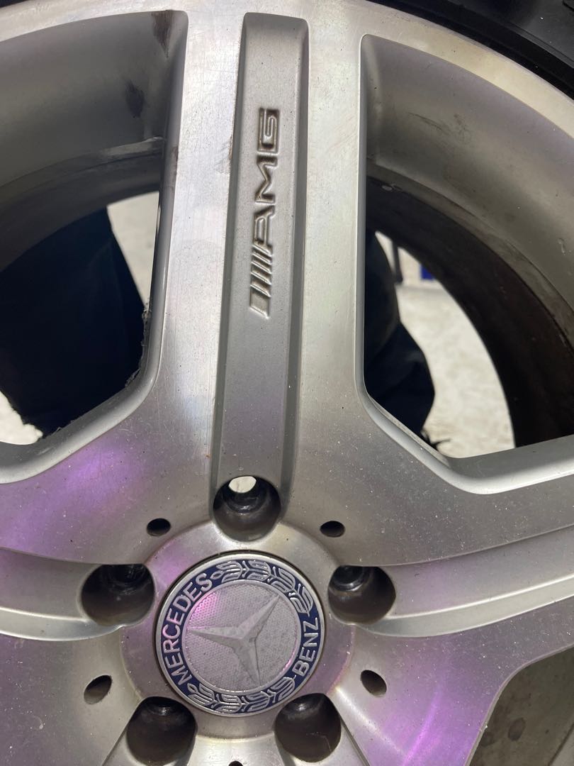 19” AMG Rim, Car Accessories, Tyres & Rims on Carousell