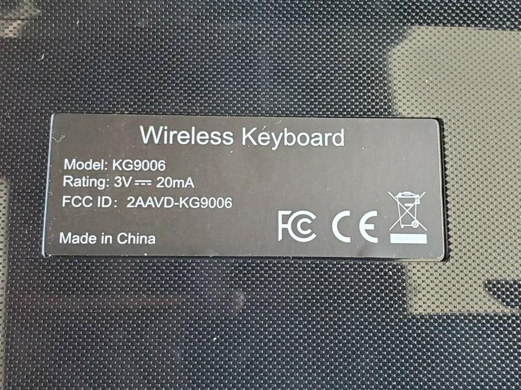 +1FREE! Ultra Slim Wireless Multimedia Keyboard & Mouse Model KG9006 ...