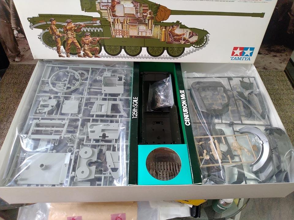 【拼裝模型_軍事】罕有絕版 1/25 田宮 TAMIYA #30614 BRITISH ARMY CENTURION MKIII 英國 百夫長 主戰坦克（全內構，附5兵人）, 興趣及遊戲 ...