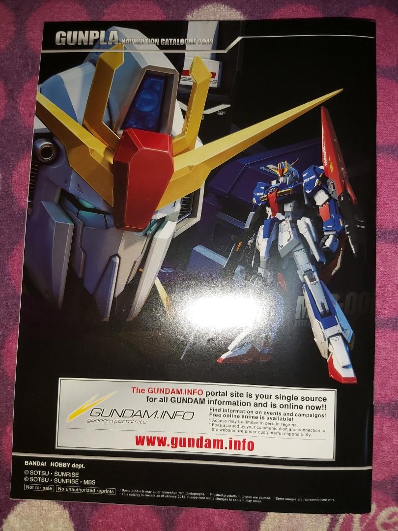 高達模型目錄 Gundam Bandai Gunpla Navigation Catalogue 2013 英文版 機動戰士 獨角獸 ...