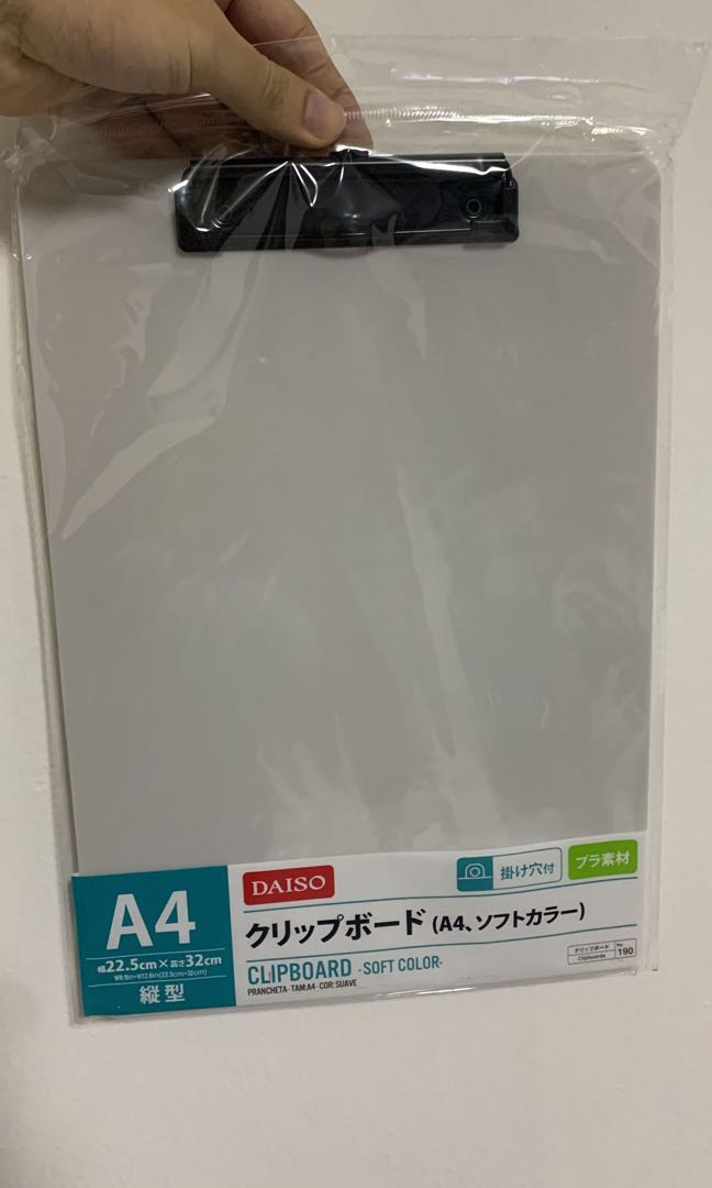 A4 Clipboard x8 (slightly used), Hobbies & Toys, Stationery & Craft ...