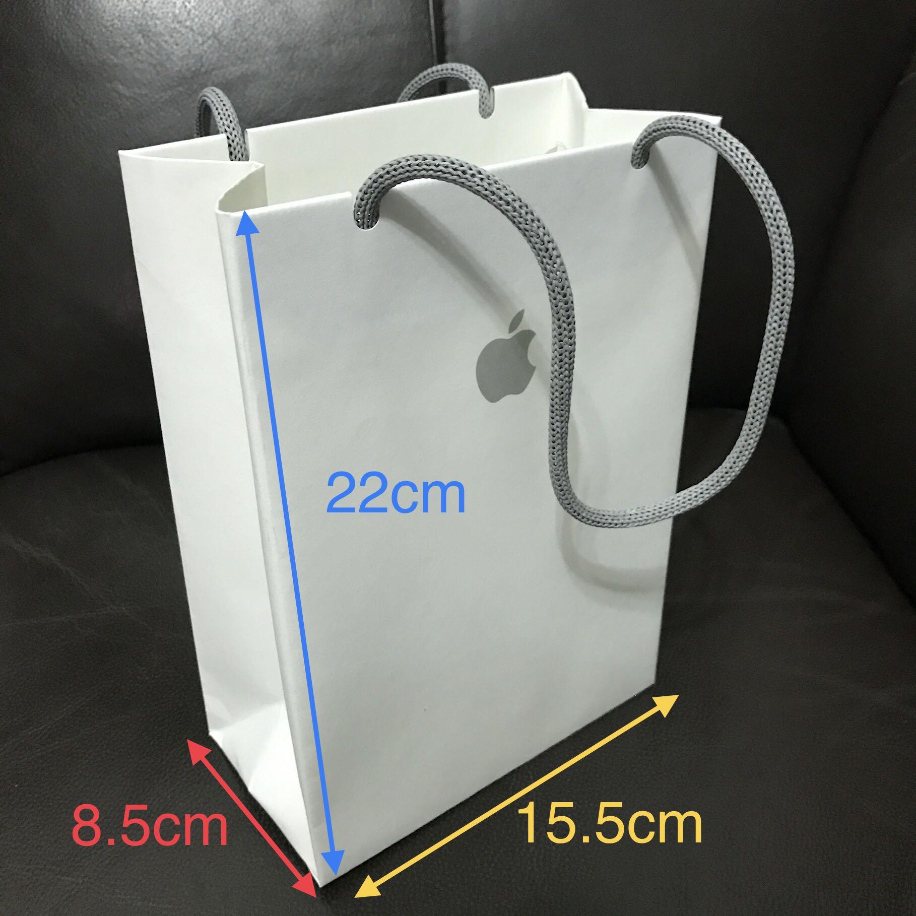 Apple paper bag (2 sizes available), Everything Else on Carousell