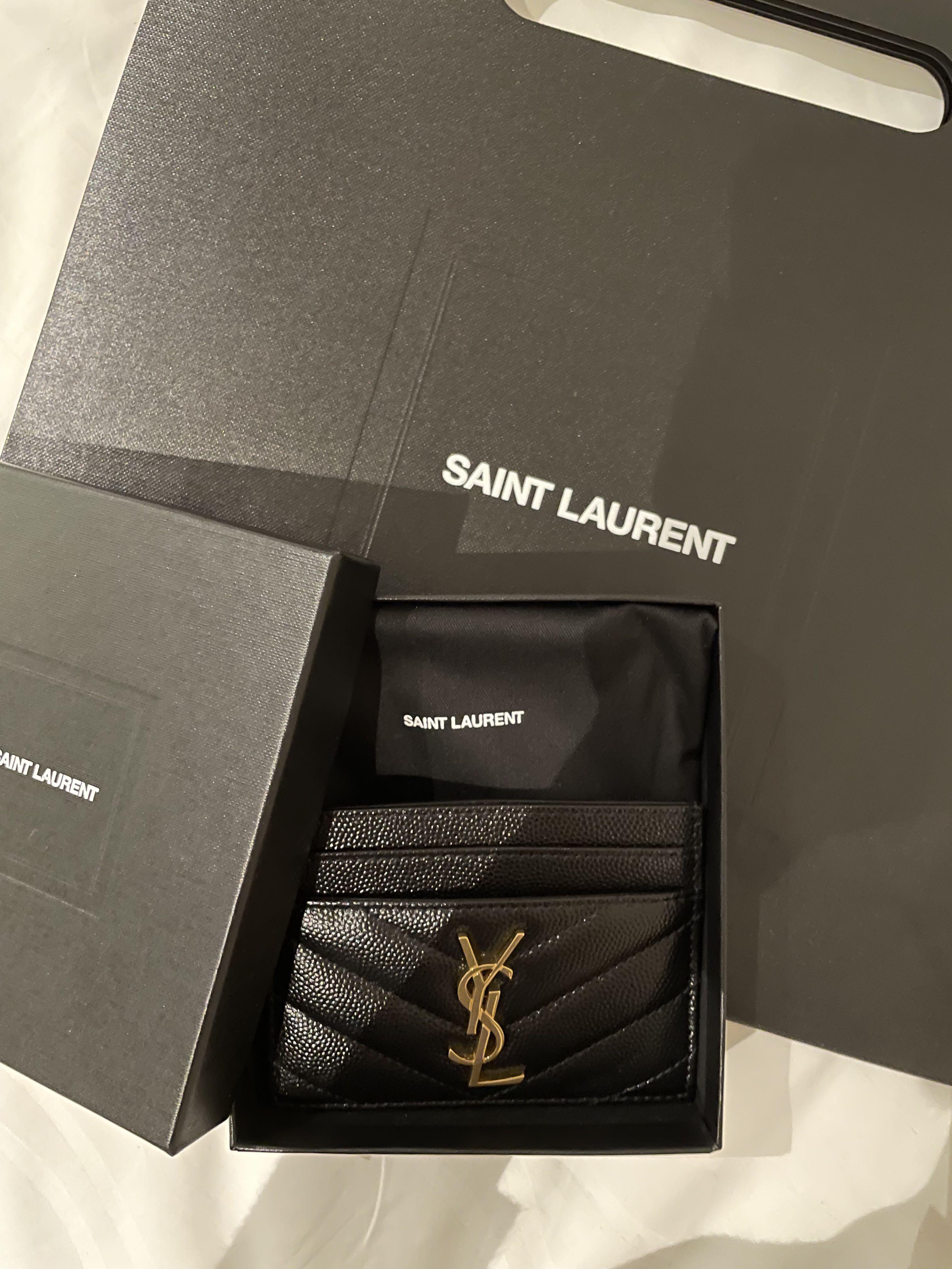 AUTHENTIC YSL CARD HOLDER, Women's Fashion, Bags & Wallets, Wallets ...