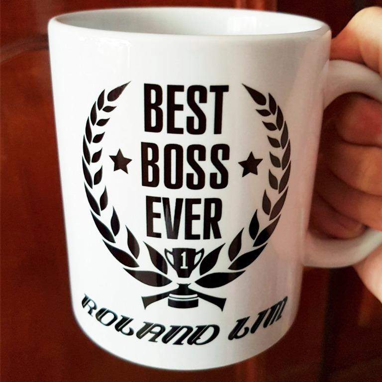 Boss Nutritional Facts Coffee Tea Mugs Christmas Birthday Gift Custom ...