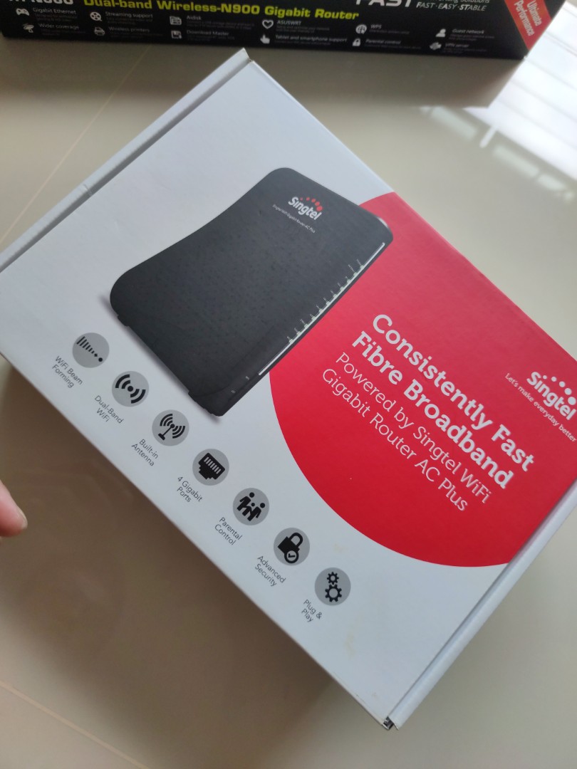 Brand new singtel router, Computers & Tech, Parts & Accessories ...