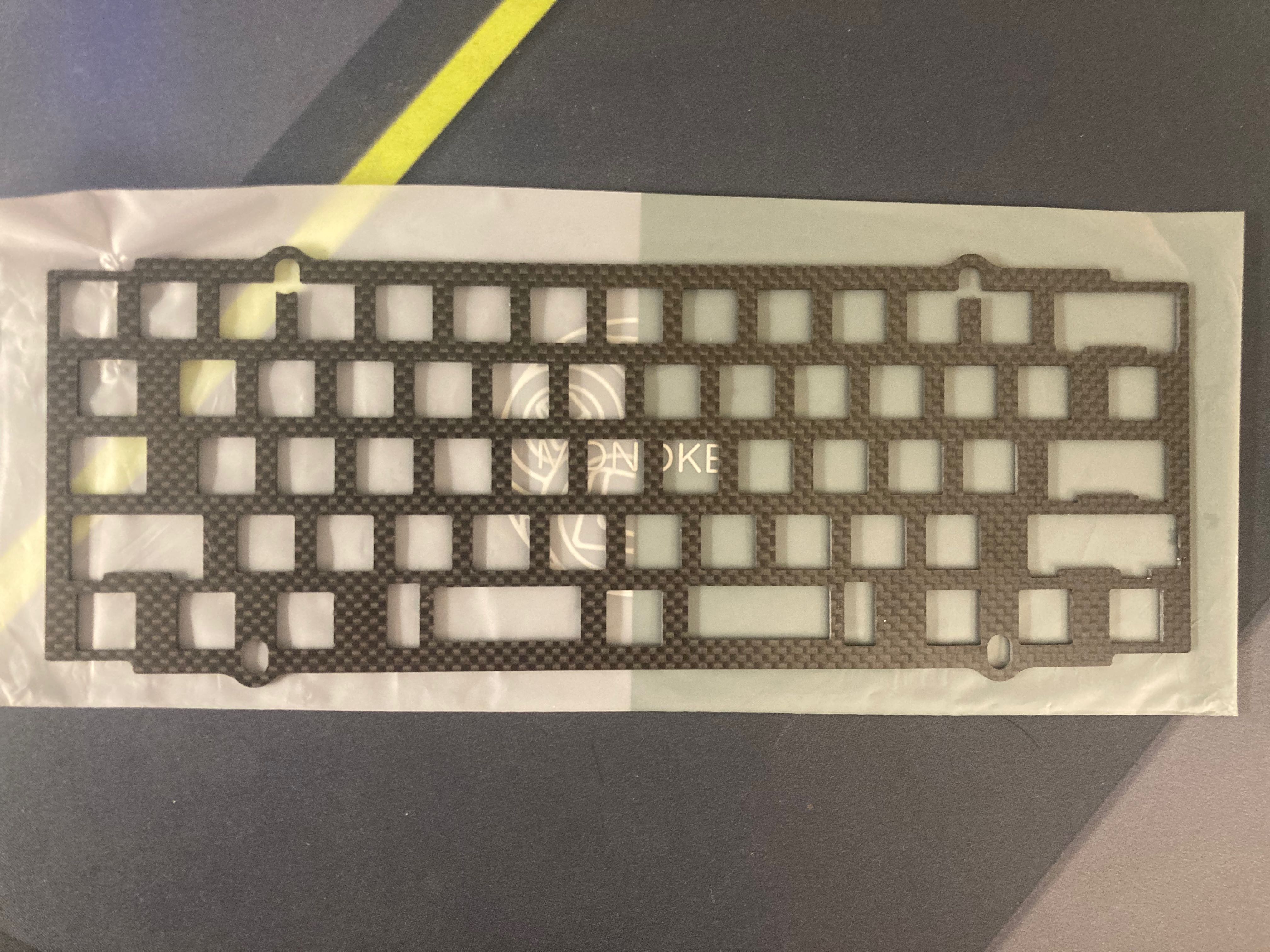 Carbon Fiber Plate for Monokei Kei Custom Mechanical Keyboard ...