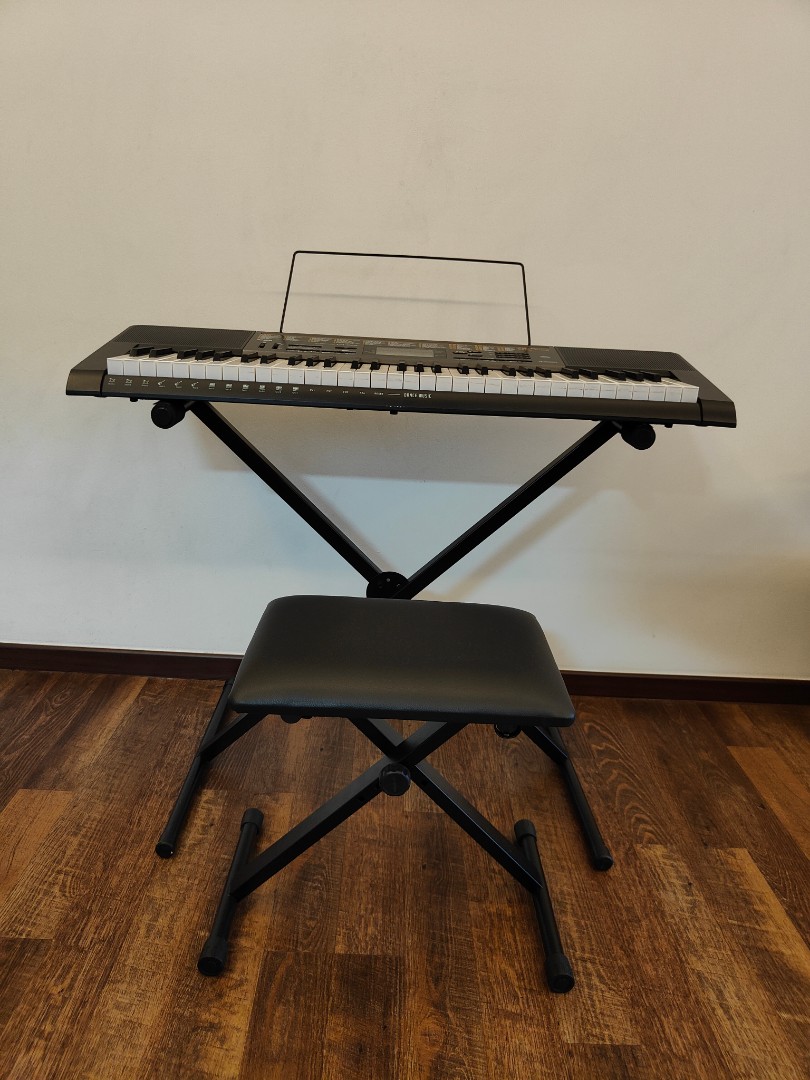 Casio digital keyboard with brand new bench for sale, Hobbies & Toys ...