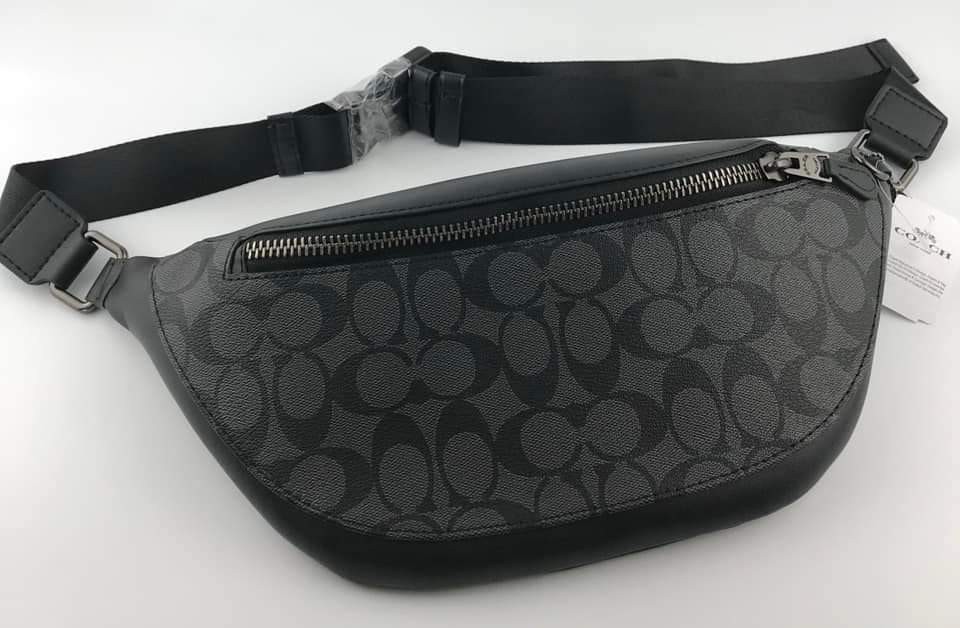 Coach Warren Belt Bag In Signature Canvas, Men's Fashion, Bags, Belt ...