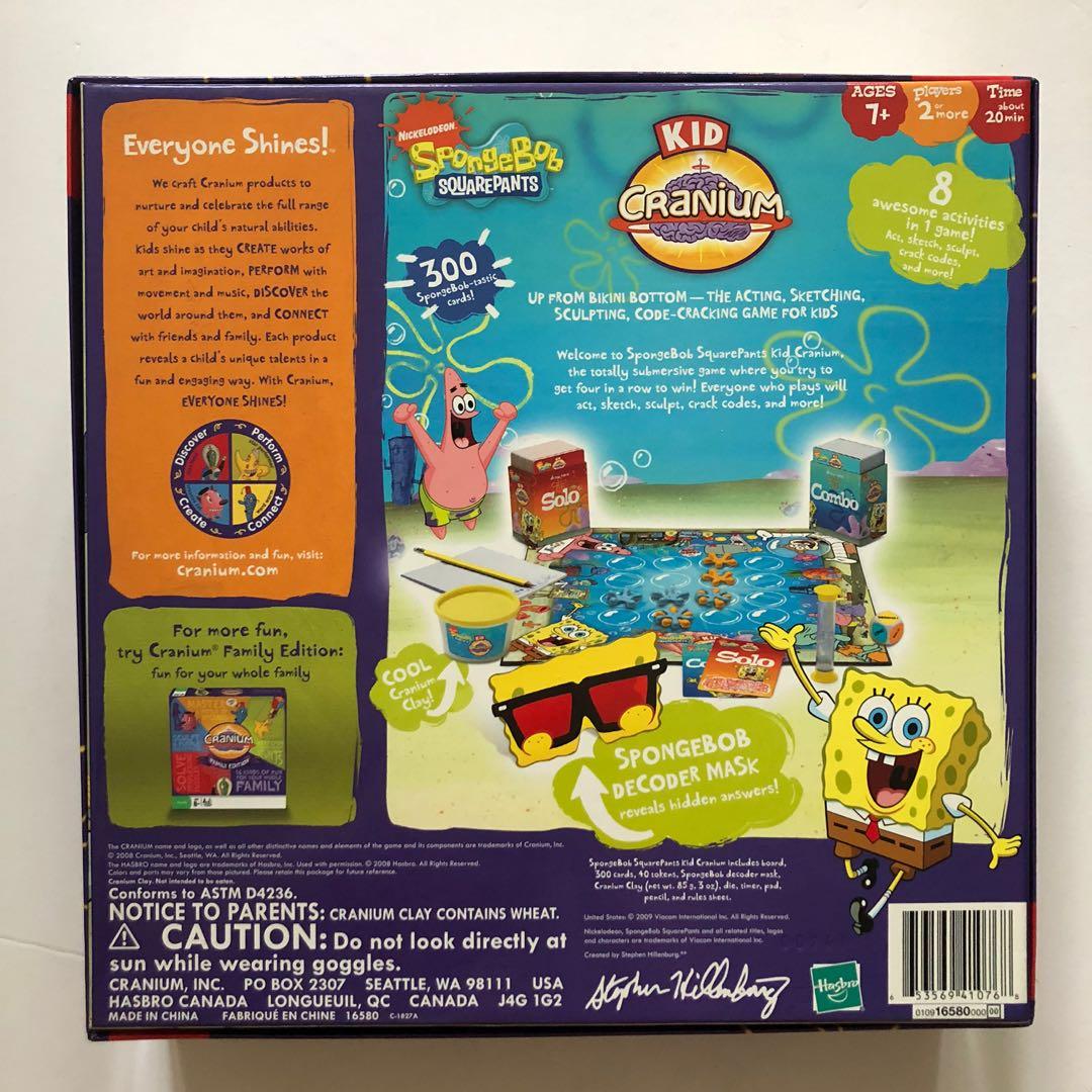 cranium spongebob edition, Hobbies & Toys, Toys & Games on Carousell