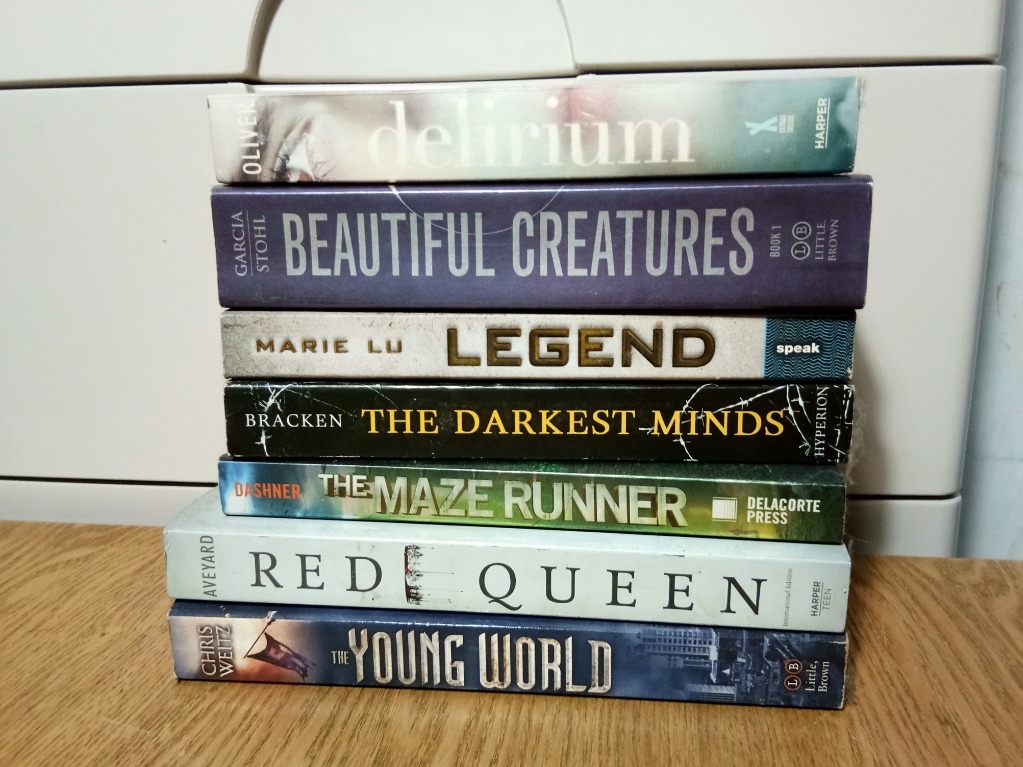 Dystopian Young Adult Book Bundle Set of 7, Hobbies & Toys, Books ...