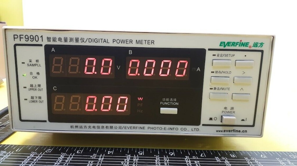 Everfine PF9901 digital power meter PF9901-V1 300V 20A everfine photo-e-info co., Computers ...