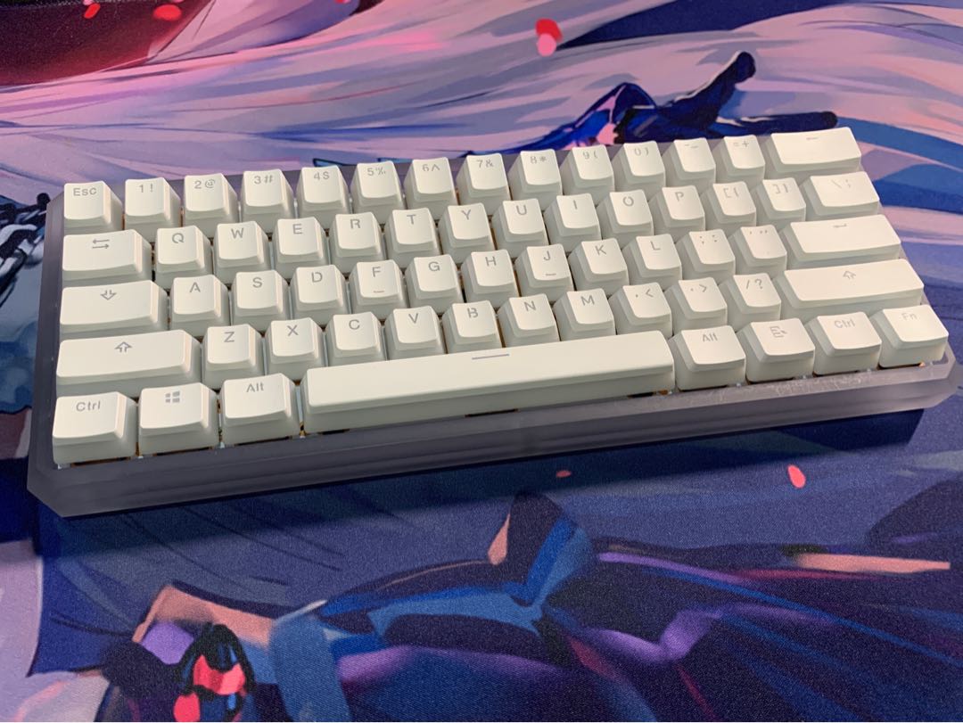 Fully Modded GK61, Gateron Optical Black Switches, Computers & Tech ...