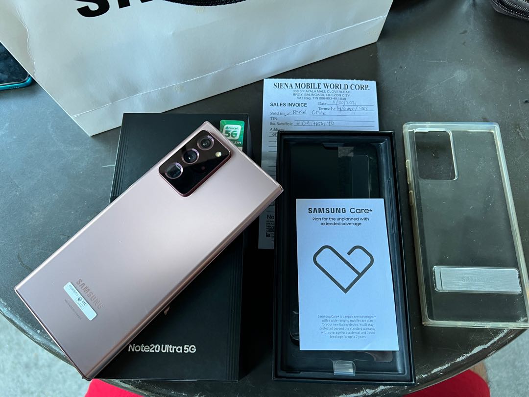 Galaxy Note 20 Ultra 5G 1 month old with official receipt, Mobile ...